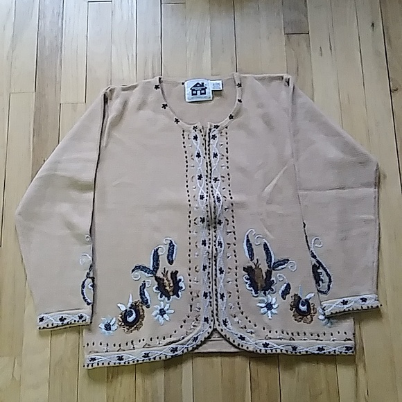 Storybook Knits | Sweaters | Storybook Knits Sweater Beige Large | Poshmark